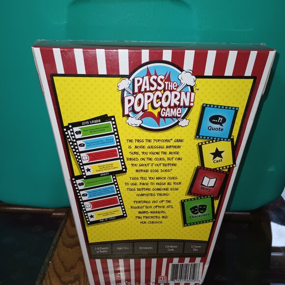 Mattel | Games | New Pass The Popcorn Boardgame By Mattel | Poshmark